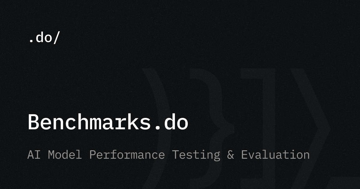 Benchmarksdo Ai Model Performance Testing And Evaluation